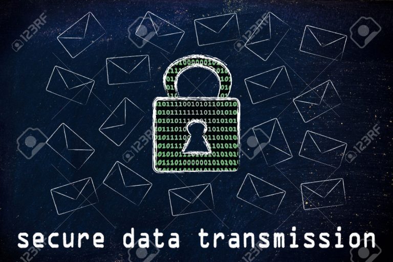 Internet Secure Data Transmission Binary Code Lock And Mail Ajay Dubedi